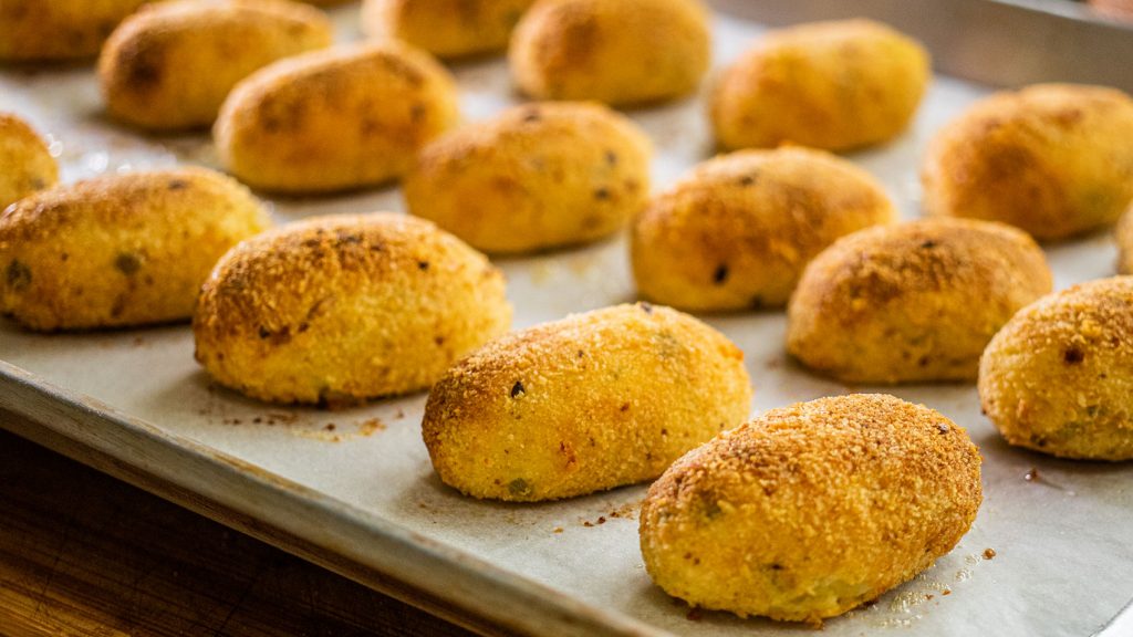 Oven Baked Italian Potato Croquettes - Easy Meals with Video Recipes by ...