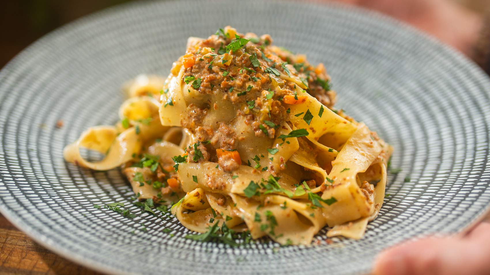 White Ragù Pappardelle - Easy Meals with Video Recipes by Chef Joel ...