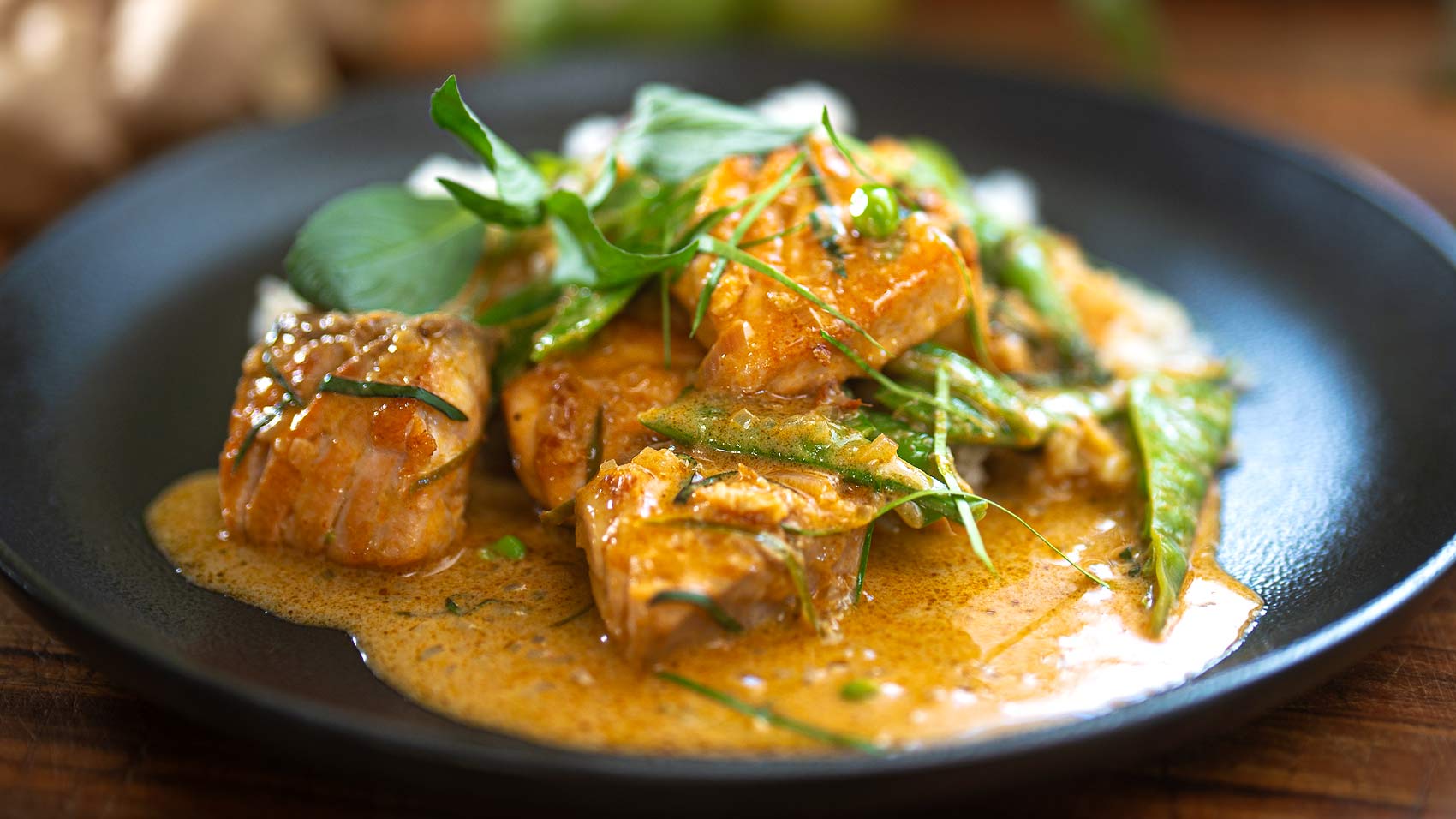 Thai coconut red curry Salmon - Easy Meals with Video Recipes by Chef ...
